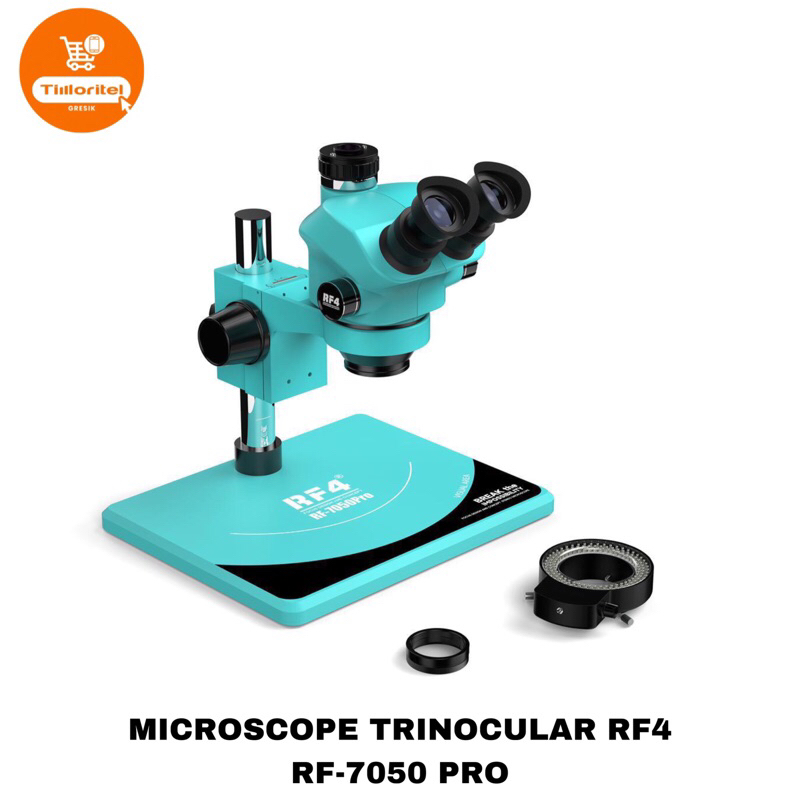Jual MICROSCOPE TRINOCULAR RF4 RF7050 RF-7050 PRO | Shopee Indonesia