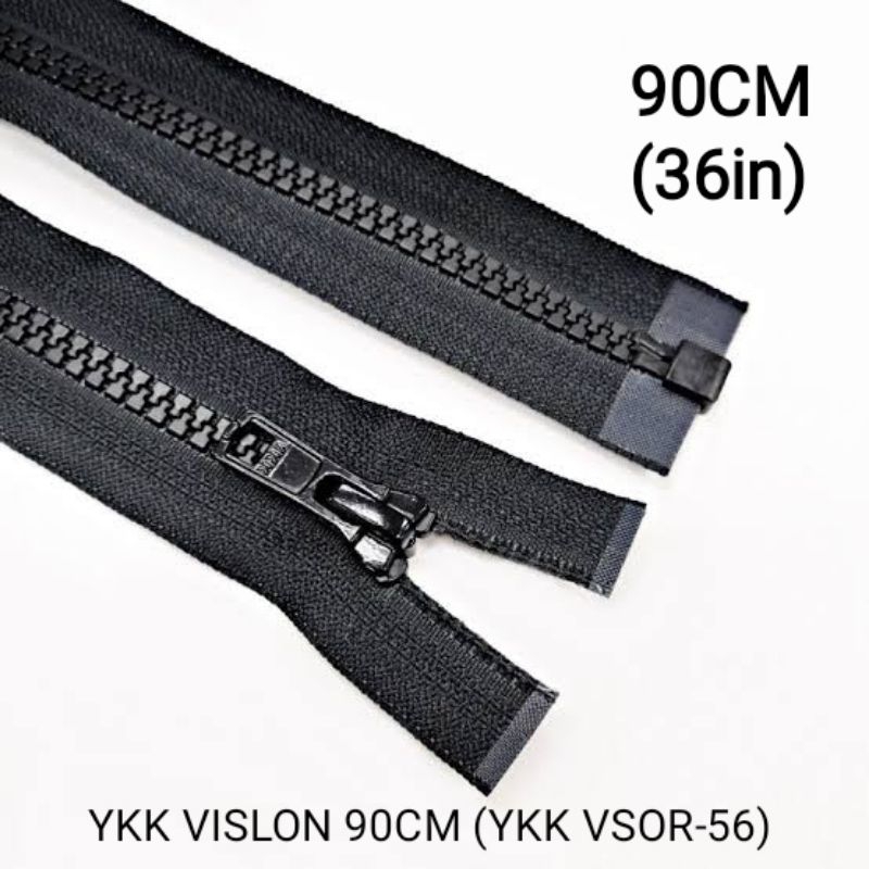 Jual Resleting Jaket YKK 90cm Sleting jaket YKK 36 inch Zipper Vislon YKK 05 Seleting Open End ...