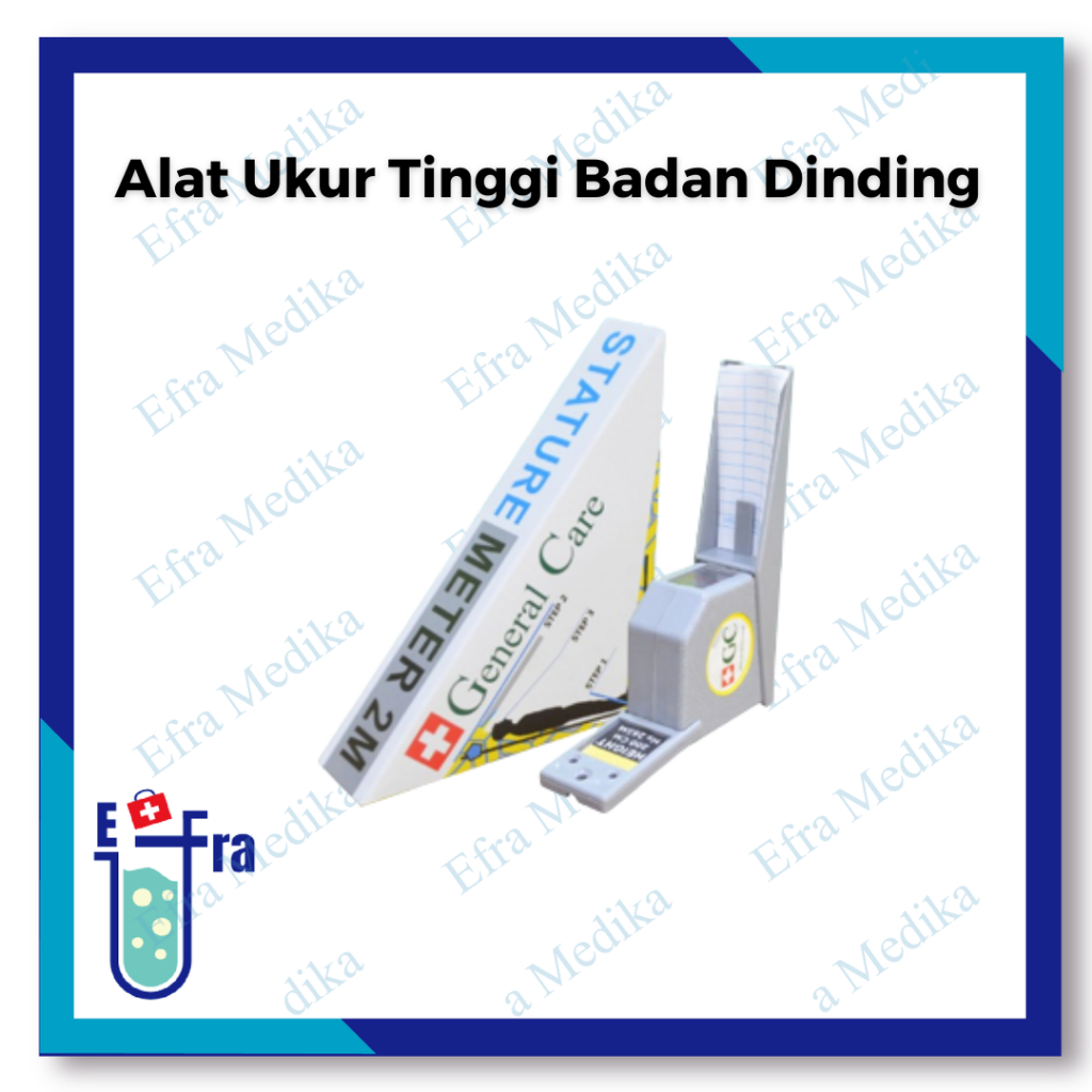 Jual Staturemeter General Care Alat ukur tinggi badan dinding Merk Gea ...