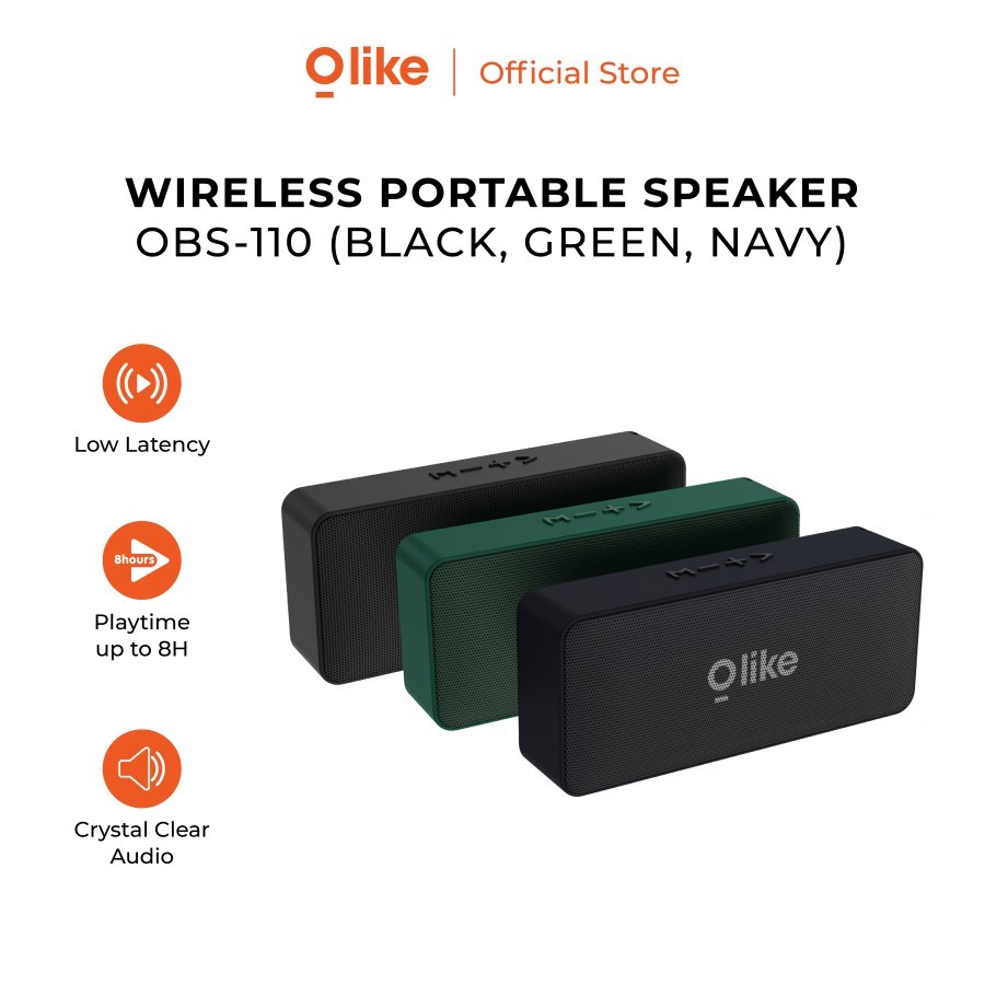 Jual Speaker Bluetooth OLIKE OBS-110 Speaker HD Sound Quality Speaker ...