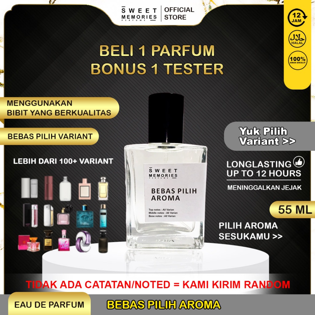 Jual SWEET MEMORIES - Parfum Pria Wanita Aroma Tahan Lama Bebas Pilih ...