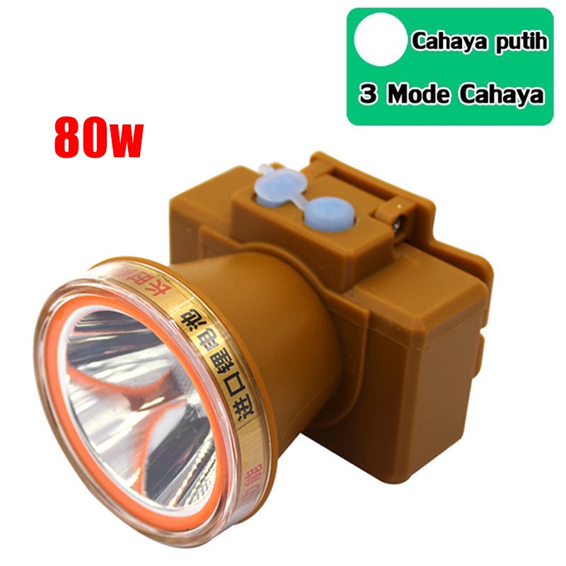 Jual 【COD】LED Headlamp 500Watt Penerangan terus menerus selama 800 jam senter super terang lampu ...