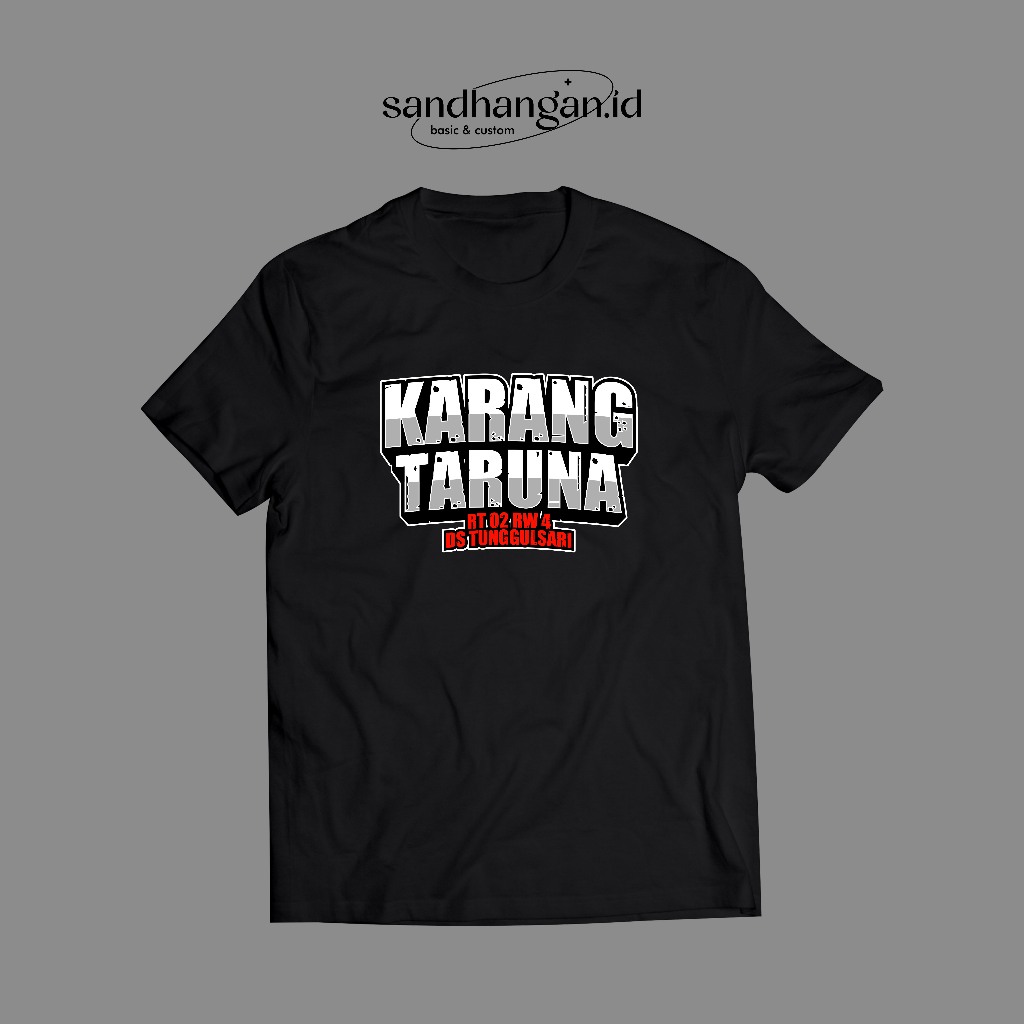 Jual KAOS BAJU KARANG TARUNA INDONESIA BISA GANTI NAMA RT RW DESA ...
