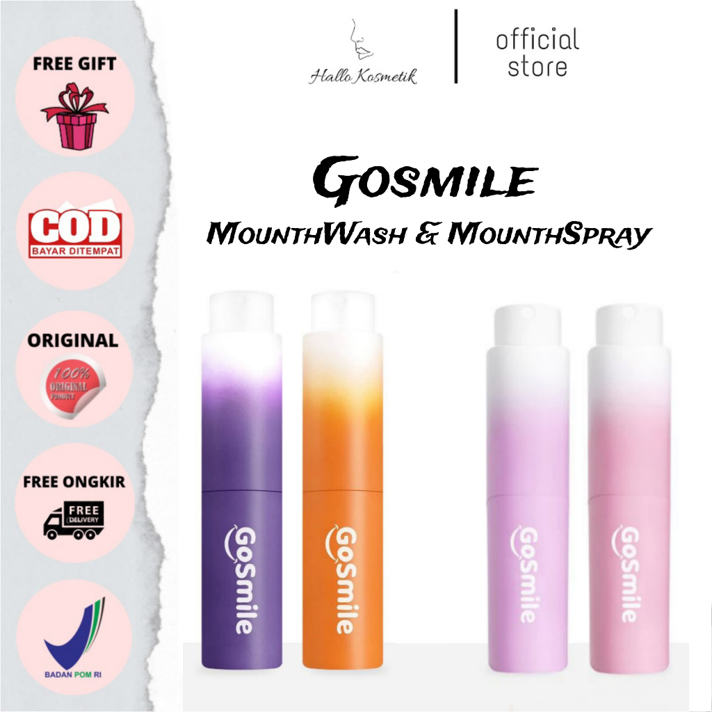 Jual Go Smile Bad Breath Go Away MouthSpray Peach Mix Berries citrus blackcurrant | Shopee Indonesia