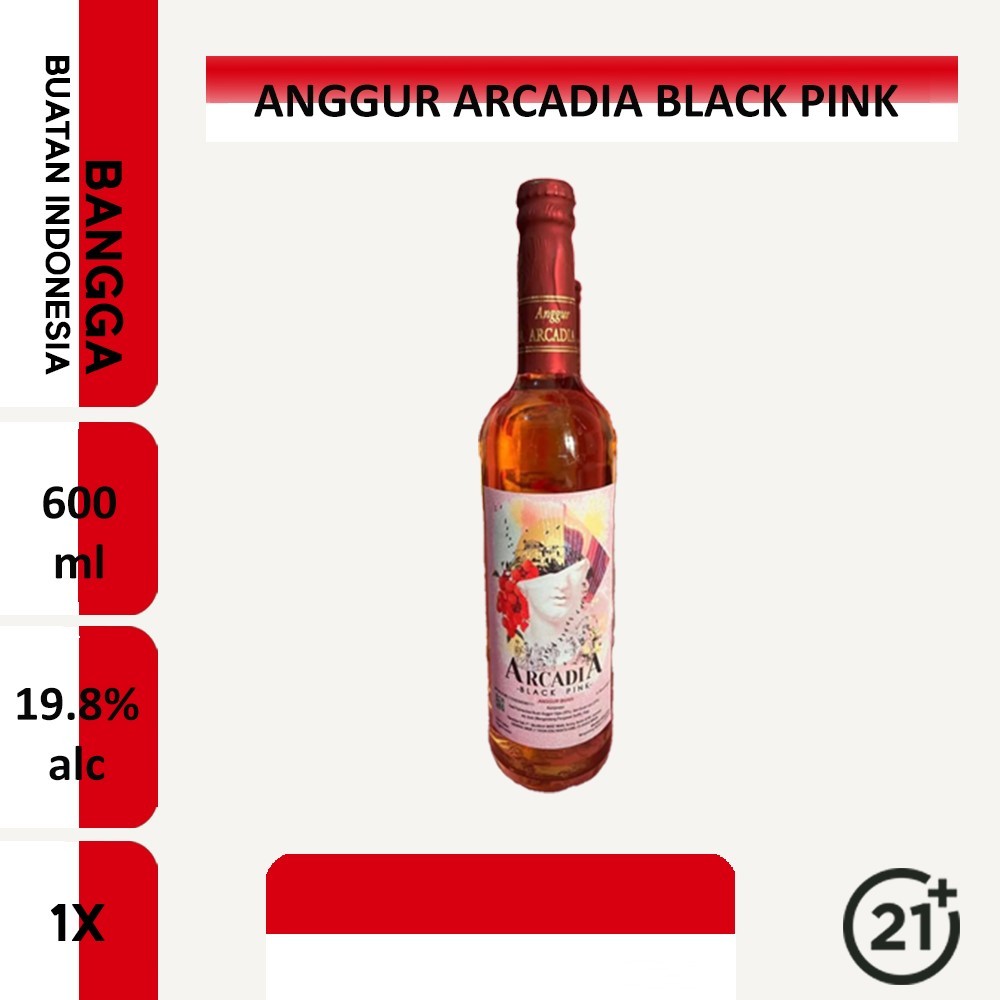 Jual Anggur Arcadia Black Pink 600ml | Shopee Indonesia