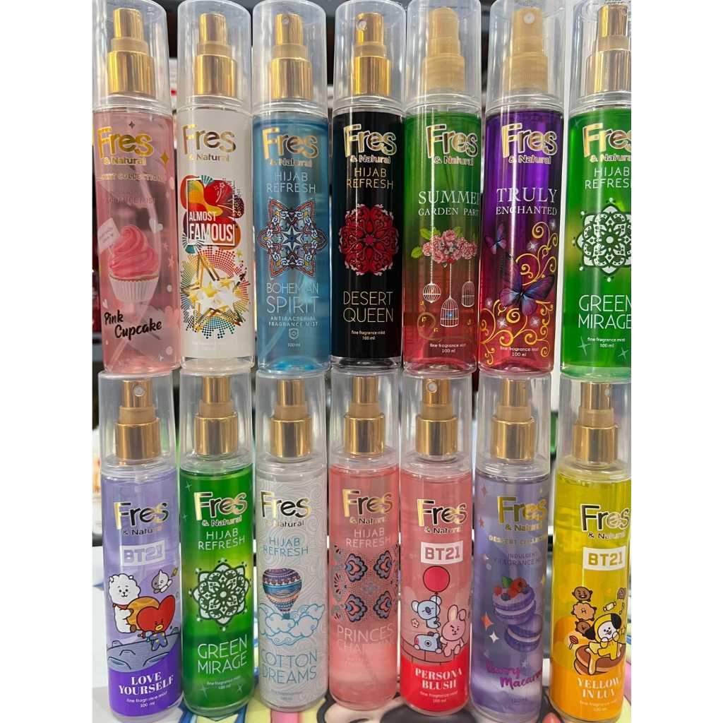 Jual Parfum Fres BT21 BTS Love Yourself / Natural Fragrance Mist Hijab ...