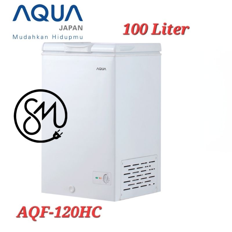 Jual Chest Freezer AQUA AQF-120HC 100 Liter AQF120HC Freezer Box AQF ...