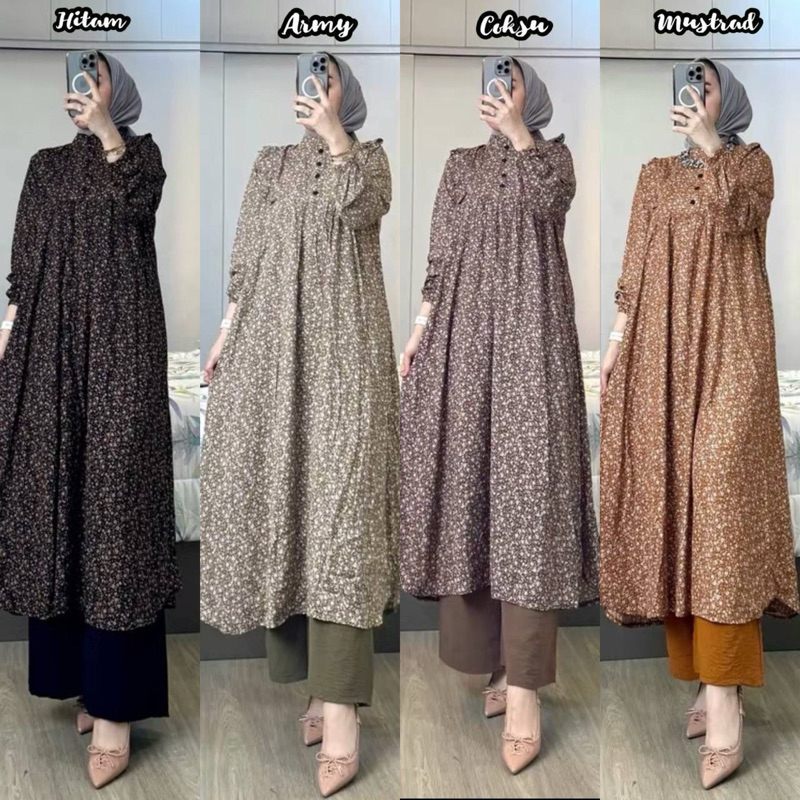 Jual SETELAN TUNIK SEMI JUMBO MODEL MOTIF TERBARU VIRAL KEKINIAN ...