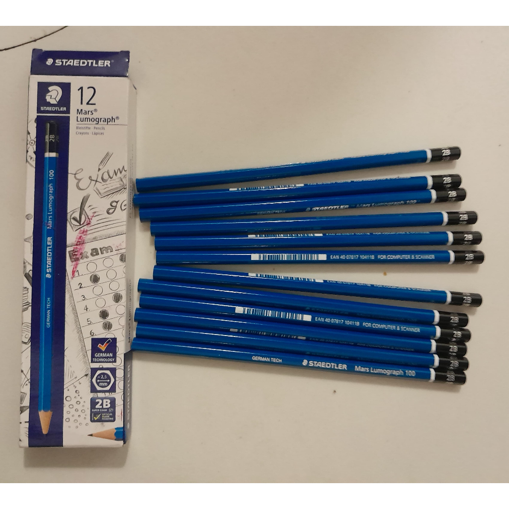 Jual Pensil STAEDTLER 2B 1 Pak Isi 12 pcs | Shopee Indonesia