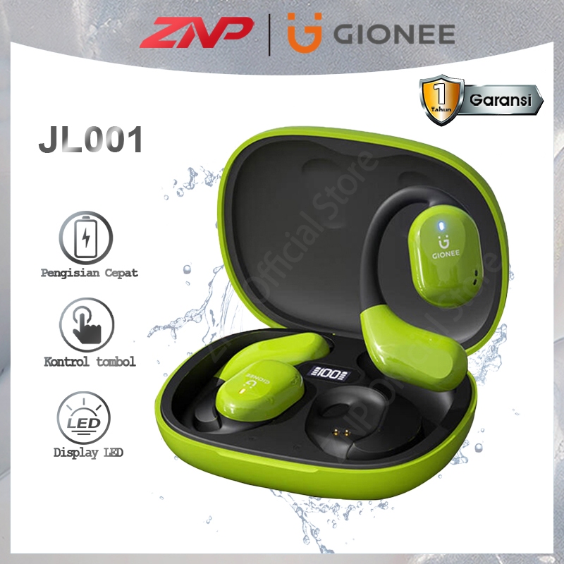 Jual 100% Ori ZNP X Gionee JL001 Headset Wireless Bluetooth V5.3 Open Ear Earphone Bone ...