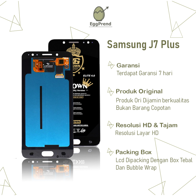 Jual LCD TOUCHSCREEN SAMSUNG GALAXY J7 PLUS C7 2018 C710 C7100 OLED ...