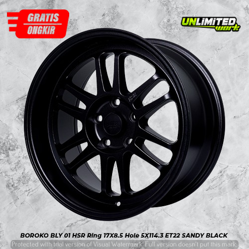 Jual Velg mobil xpander innova nissan juke ring 17 warna hitam tipe ...