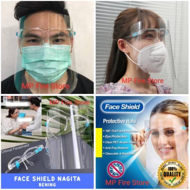 Jual BOMBASTIS Kacamata Face Shield Nagita Faceshield APD Pelindung ...