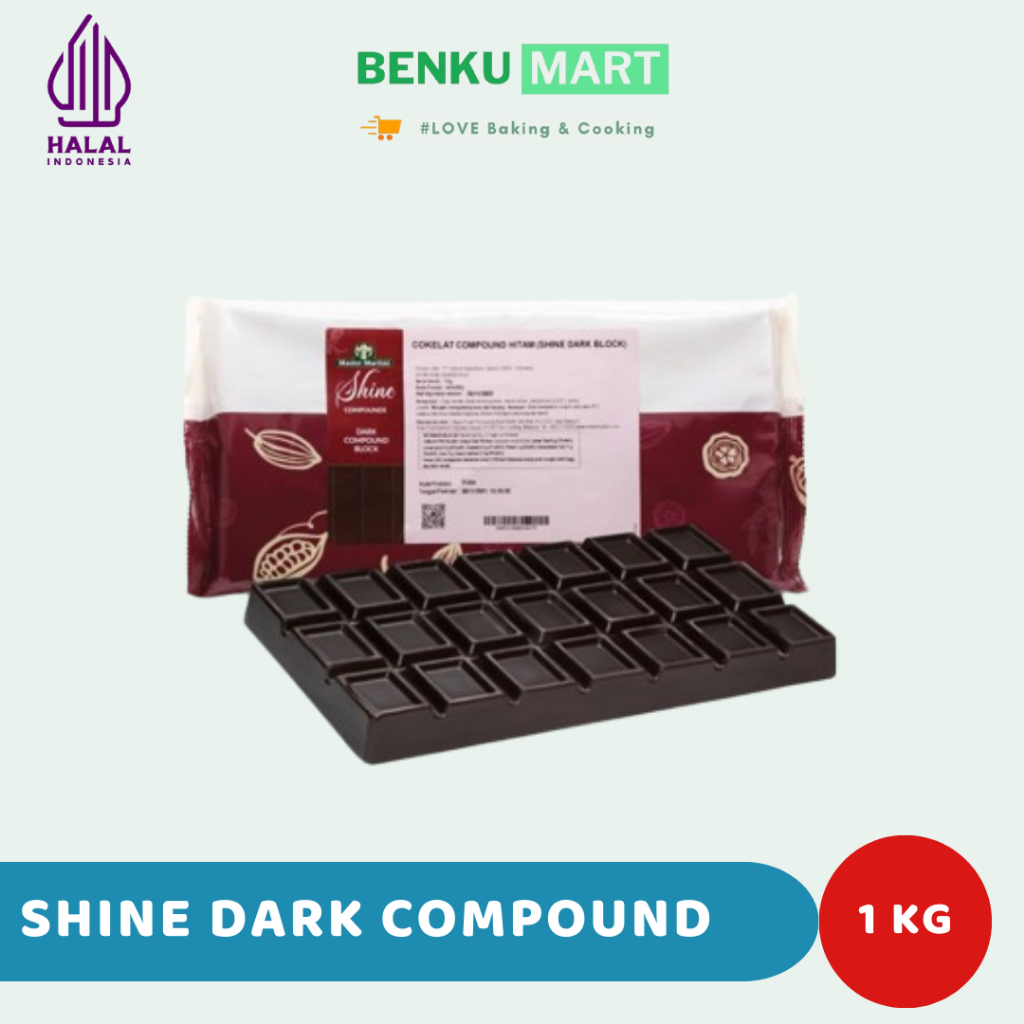 Jual Shine Dark Chocolate Block | Coklat Compound 1kg Master Martini ...