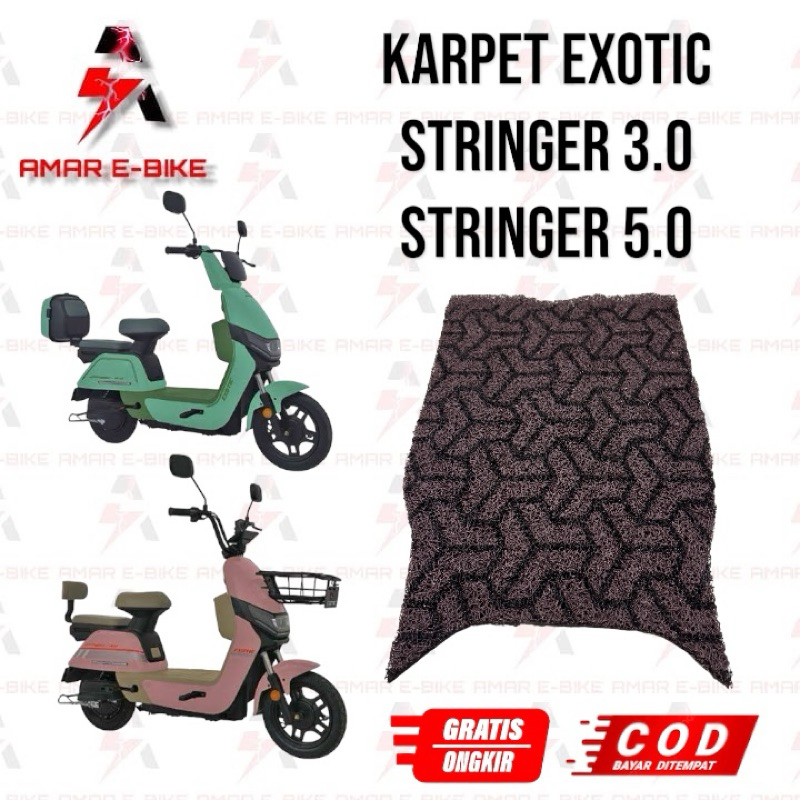 Jual Karpet Sepeda listrik Exotic Stringer 3.0 / Stringer 5.0 Premium ...