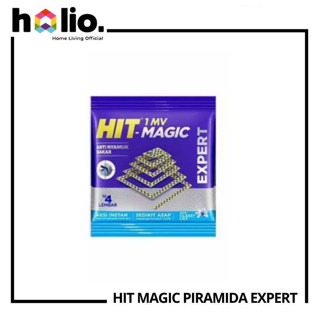 Jual Hit Magic Piramida Expert - Obat Nyamuk Bakar Isi 4'S 4S Classic ...
