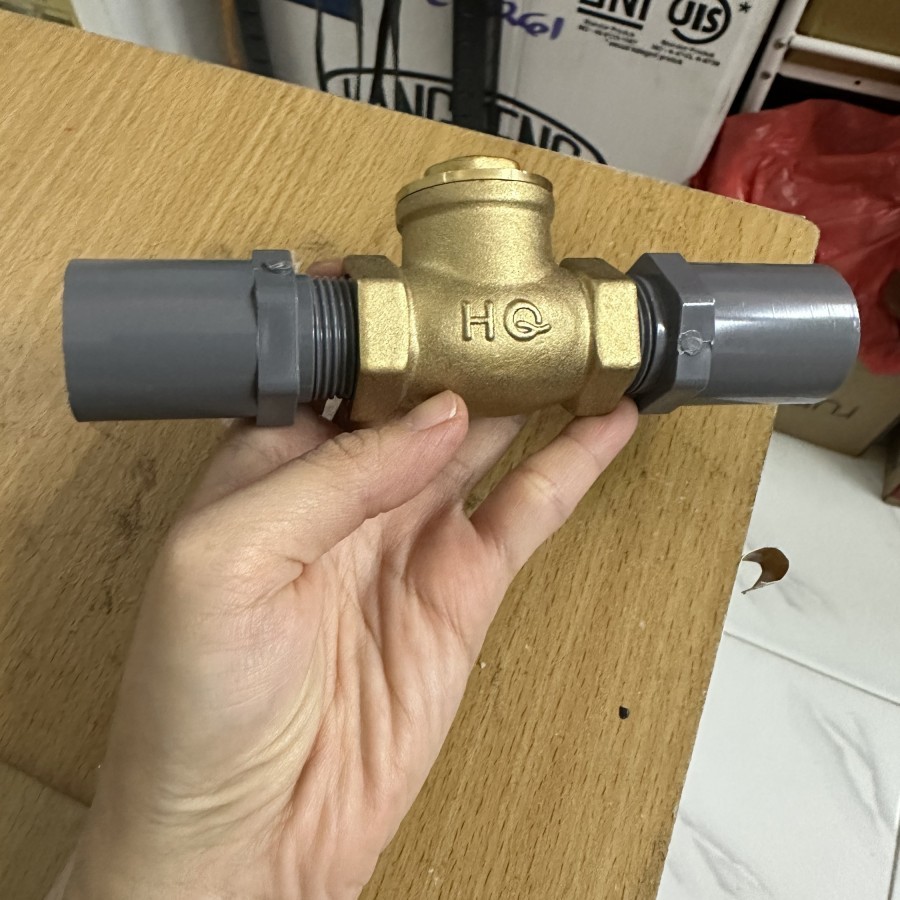 Jual Check valve 3/4" Untuk : Anti Backflow Check Valve Pompa Booster ...