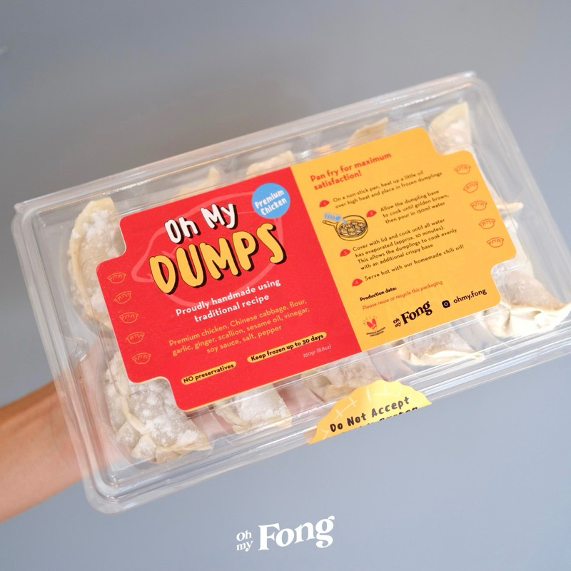 Jual OH MY FONG | OH MY DUMPS Frozen Premium Chicken Dumplings / Kuotie ...