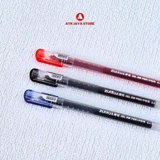 Jual ZUIXUA Bolpen Apel Pulpen Gel 0.4 mm / PEN GEL HITAM MERAH BIRU 1 ...