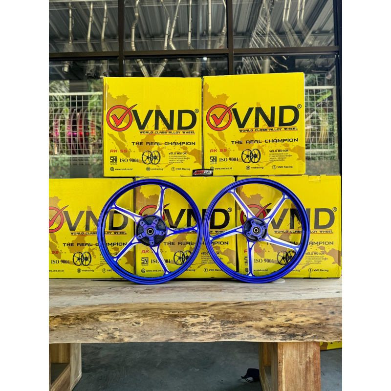 Jual VELG VND MX KING DOBLE DISK NINJA VIXION WARNA BIRU | Shopee Indonesia