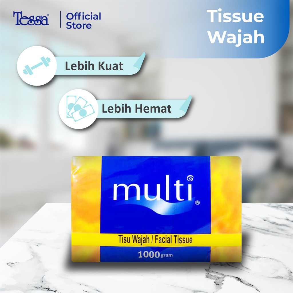 Jual Multi Facial Tissue 1000gr x 2ply | Shopee Indonesia