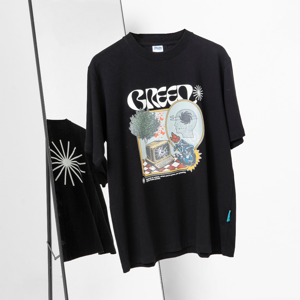 Jual Magma Kaos Oversize TFWBG 01 Hitam Heavyweight T shirt Oversize ...