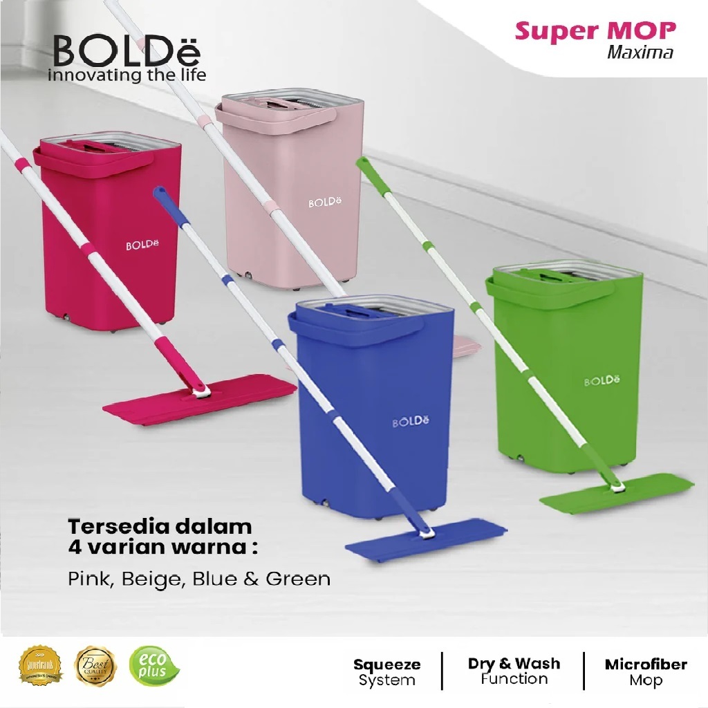 Jual BOLDe Super Mop X Maxima Alat Pel Modern Praktis dan Anti Pecah ...