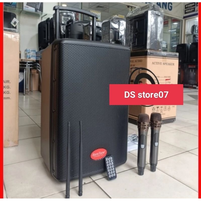 Jual speaker aktif portabel baretone 10inch MAX10HE bluetooth original ...