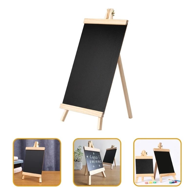 Jual Mini Standing Black Board / Sign Board / Papan Kapur Hitam / Papan ...
