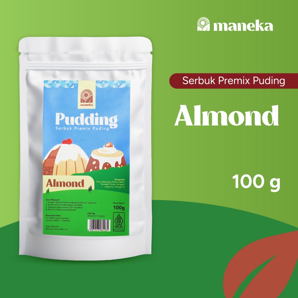 Jual Maneka Puding Almond - Almond Pudding Premix 100 Gr | Shopee Indonesia