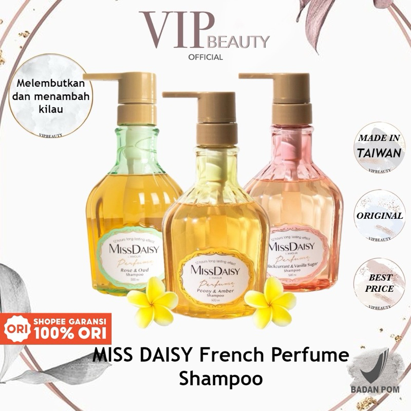 Jual MISS DAISY French Perfume Shampoo 500ml/50ml -| Anti Ketombe | Rontok | Lepek | Gentle ...
