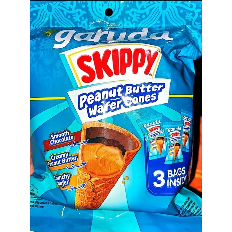 Jual Skippy Peanut Butter Wafer Cones 45g | Shopee Indonesia