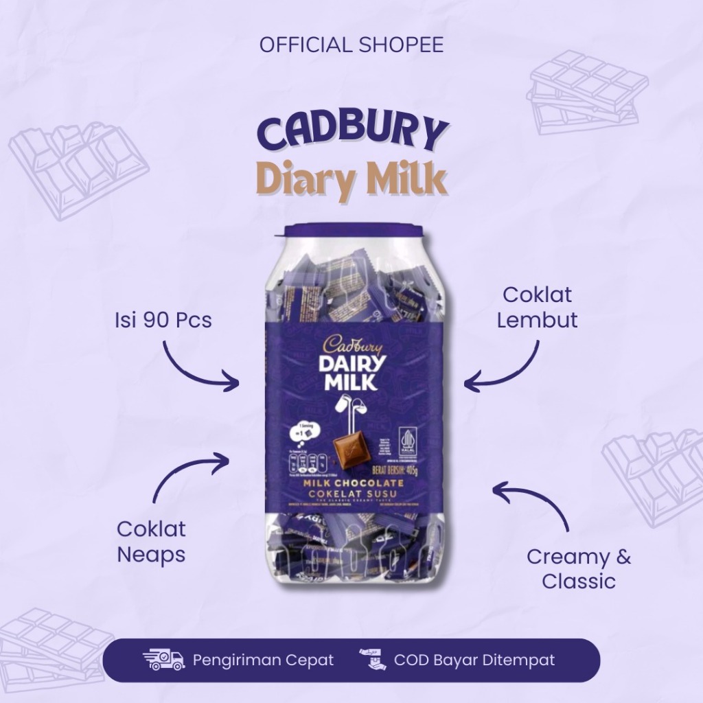 Jual COKLAT CADBURRY DAIRY MILK | Shopee Indonesia