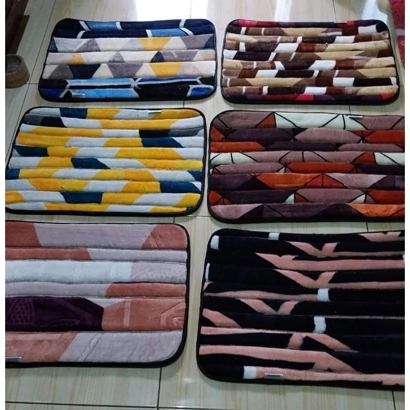 Jual YJG Keset Malaysia ukuran 40x60 motif bahan lapis busa tebal dan ...