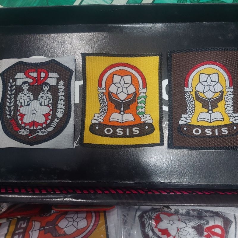 Jual LAMBANG sekolah SD SMP SMA BORDIR / BET SEKOLAH SD SMP SMA BORDIR ...