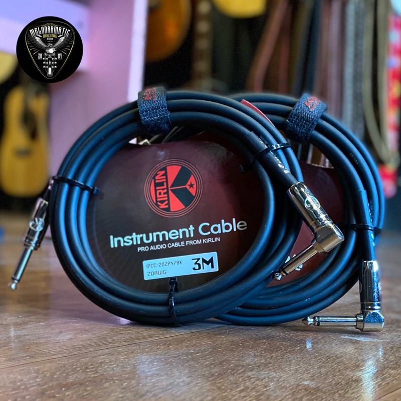 Jual KABEL JACK INSTRUMEN KIRLIN 3 METER BLACK IPCC 20AWG | Shopee ...