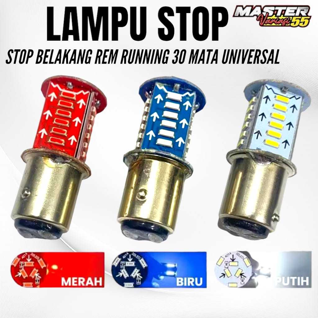 Jual LAMPU STOP REM BELAKANG 30 MATA LED STOP REM 30 MATA RUNNING 30 ...