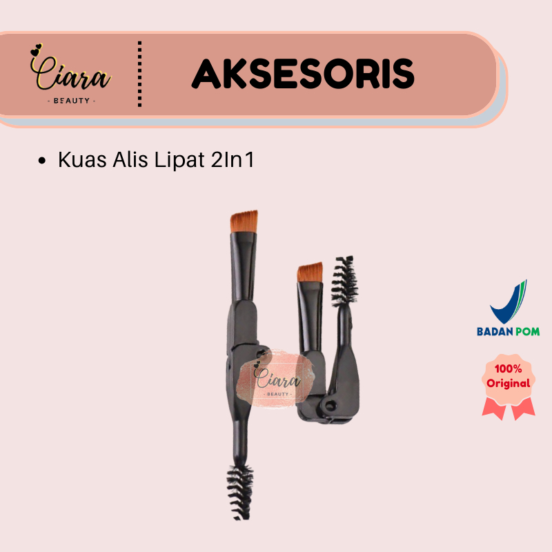 Jual Kuas Alis Lipat 2In1 / Eyebrow Brush | Shopee Indonesia