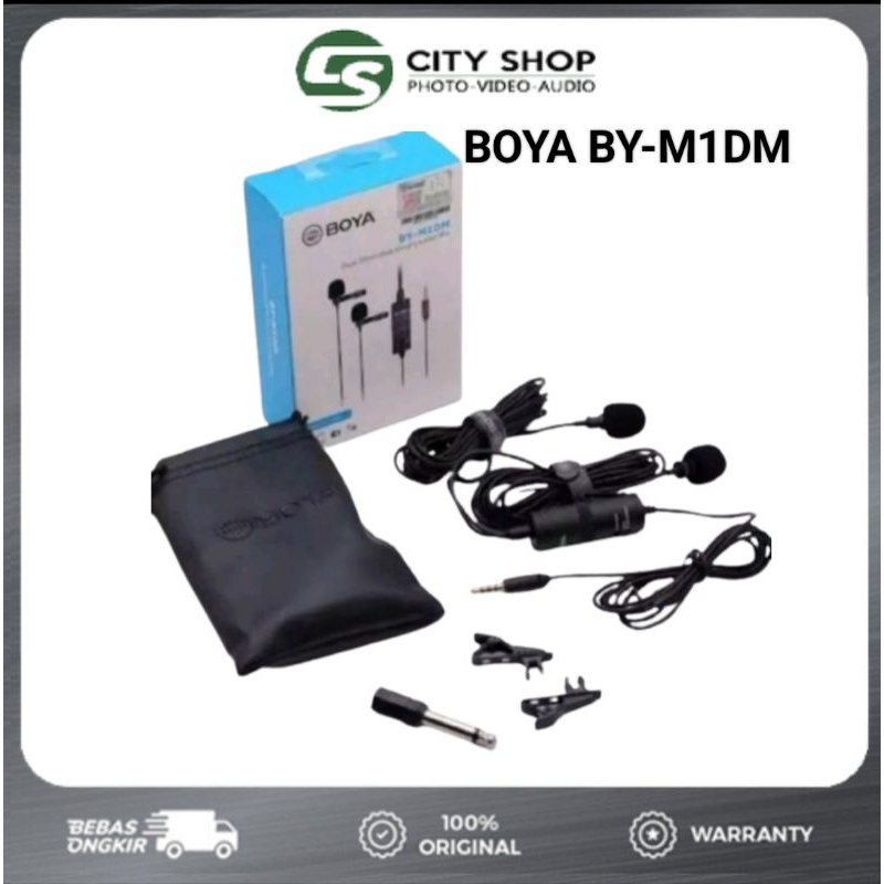 Jual MIC BOYA BY-MD1M BY-MD 1M CLIP ON LAV UNIVERSAL LAVALIER ...
