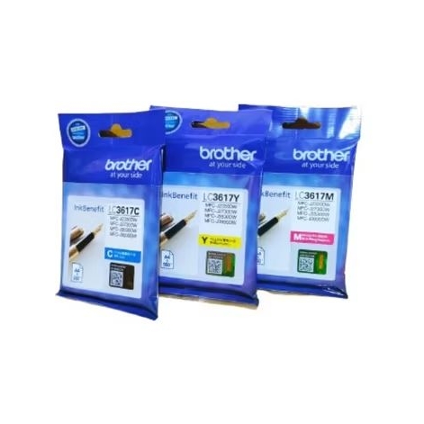 Jual Tinta Brother LC3617 Color ( Cyan, Magenta, Yellow ) Original ...
