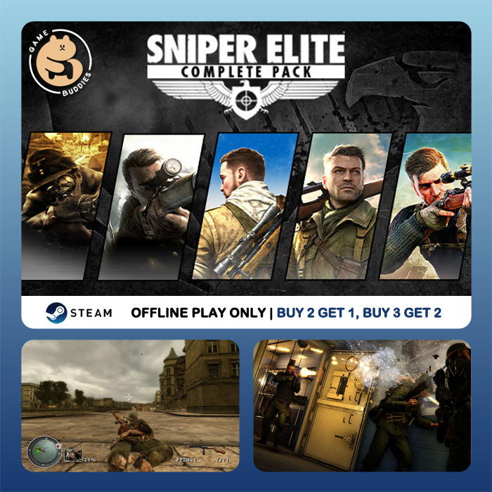 Jual Sniper Elite Complete Pack (6 Games) Steam ( Offline ) Game PC ...
