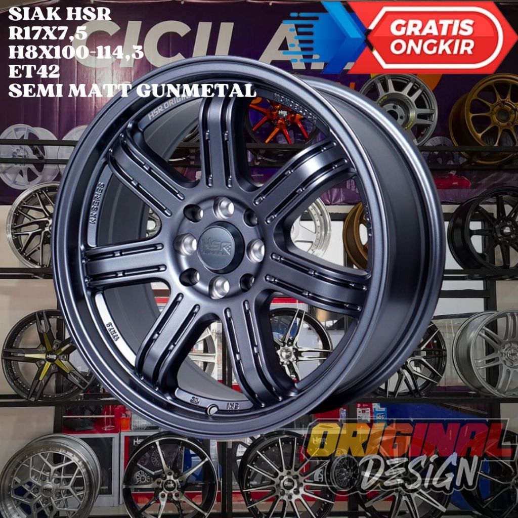 Jual Velg Mobil Ring 17 HSR SIAK R17 UNTUK RAIZE , ROCKY , VIOS , CITY , ALVEZ | Shopee Indonesia