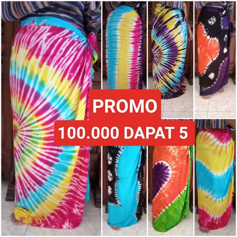 Jual PAKET 100RB DAPAT 5 KAIN PANTAI KHAS BALI RUMBAI HALUS KEMEN MOTIF ...
