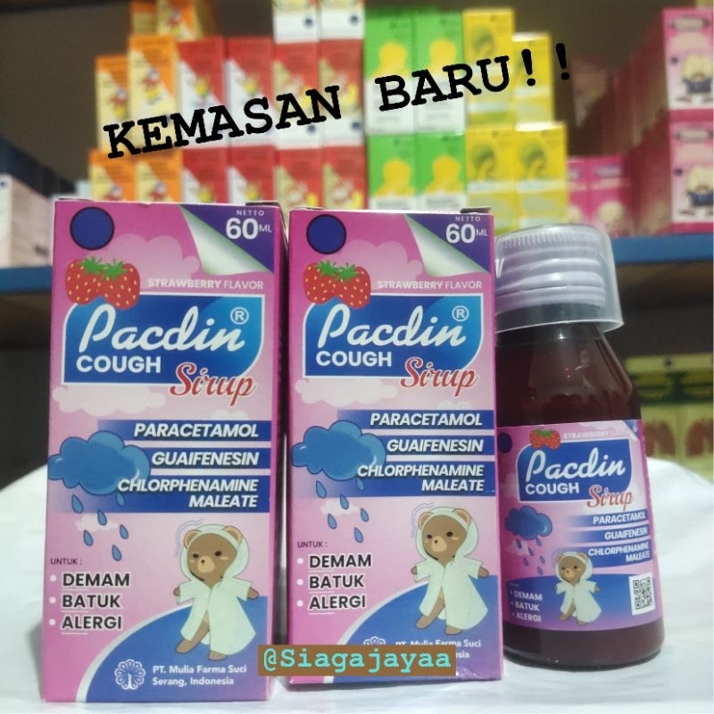 Jual Pacdin Cough Strawberry Syrup 60ml | Shopee Indonesia