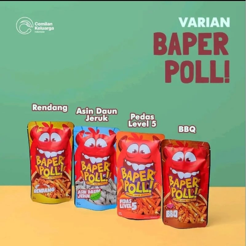 Jual BAPER POLL | BASRENG SUPER BAPER |SNACK CEKELIN CEMILAN I VIRAL I ...