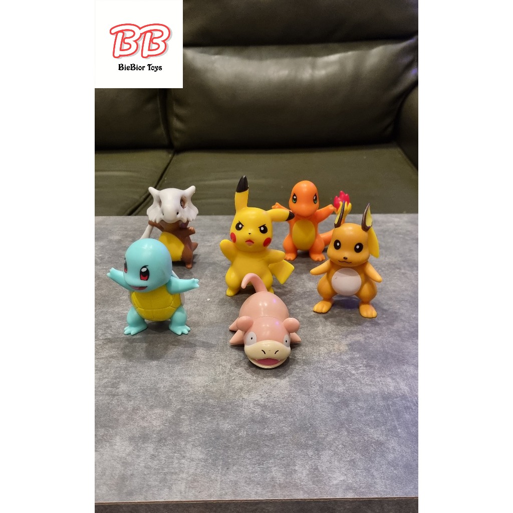Jual Statue Figure anime Pokemon, Set 6 pcs, 9 cm. | Shopee Indonesia