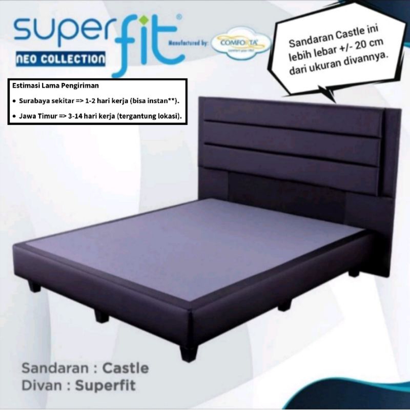 Jual Divan & Sandaran FULL Comforta Superfit CASTLE ( Dipan Sandaran ...
