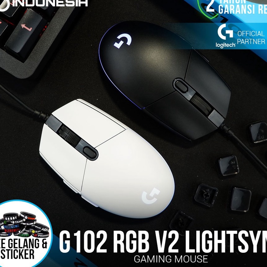 Jual KF7 Logitech G12 RGB v2 Lightsync G12LS G23 RGB Gaming Mouse ...