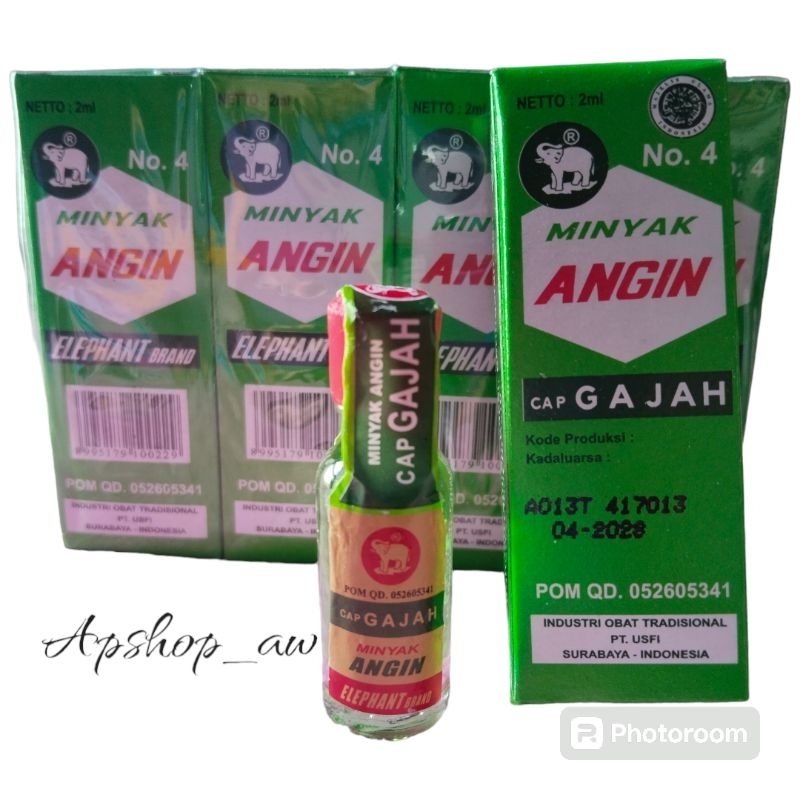 Jual Minyak Angin Cap Gajah 2ML - 1 Botol | Shopee Indonesia