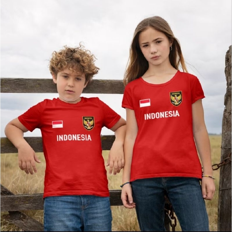 Jual Baju Kaos Anak Distro Kemerdekaan Dirgahayu 17 Agustus 1945 Indonesia HUT Rl Ke 80 Usia M ...